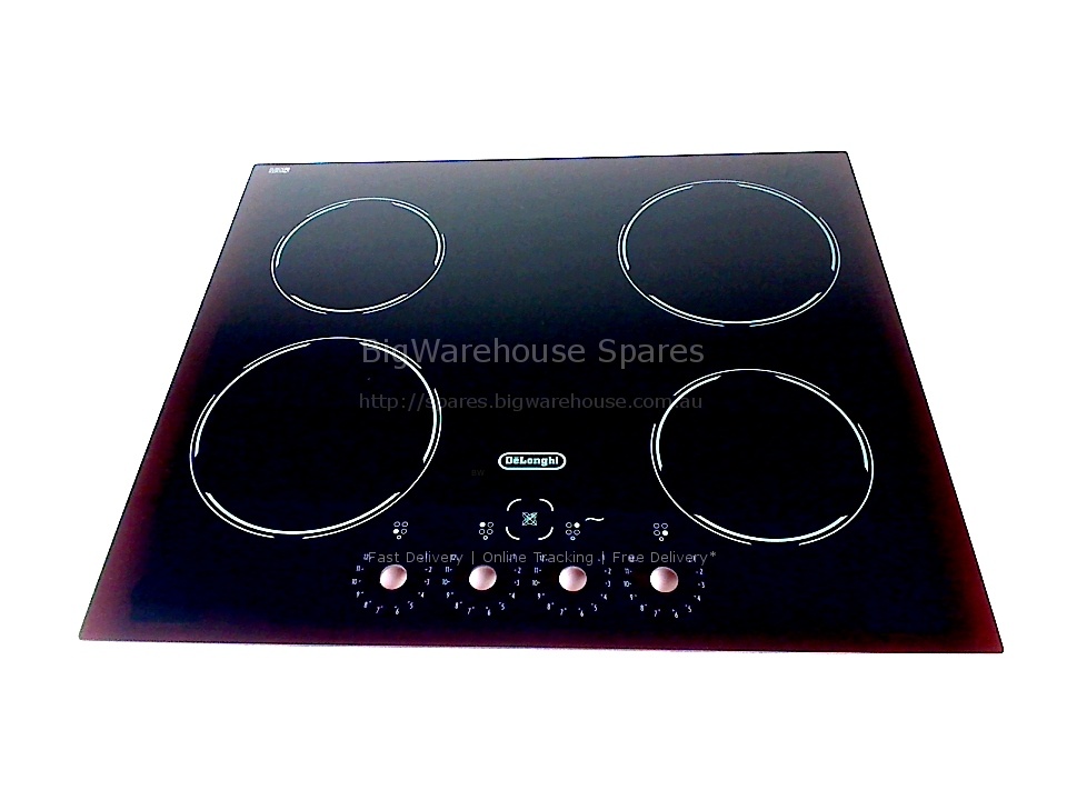 DELONGHI COOKTOP DECH60SX1 glass with frame | BigWarehouse Spares
