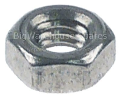 MKN Solid top + gas oven 2063503-04 hexagonal nut thread m4 h 3 2mm ws ...