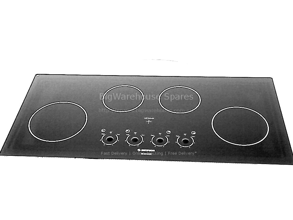 SIMPSON COOKERS (ELECTRIC) 64G994U glass frame assy simpson ...