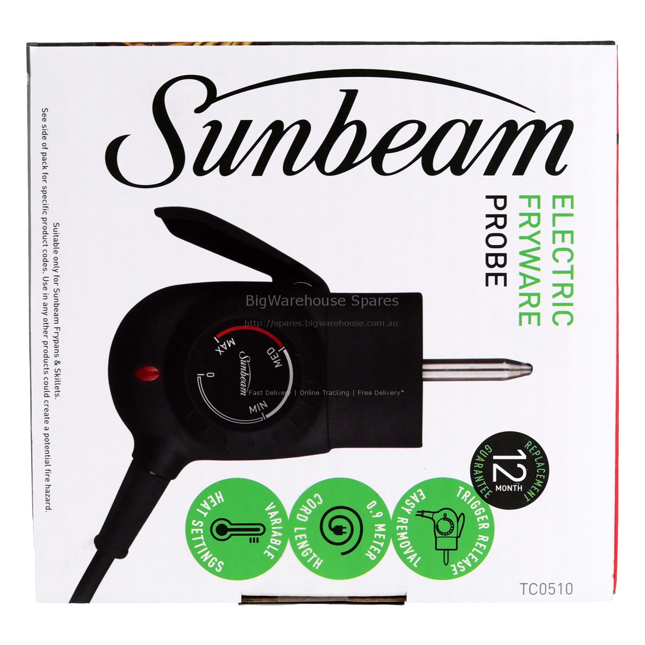 SUNBEAM FP4600 Parts List | BigWarehouse Spares